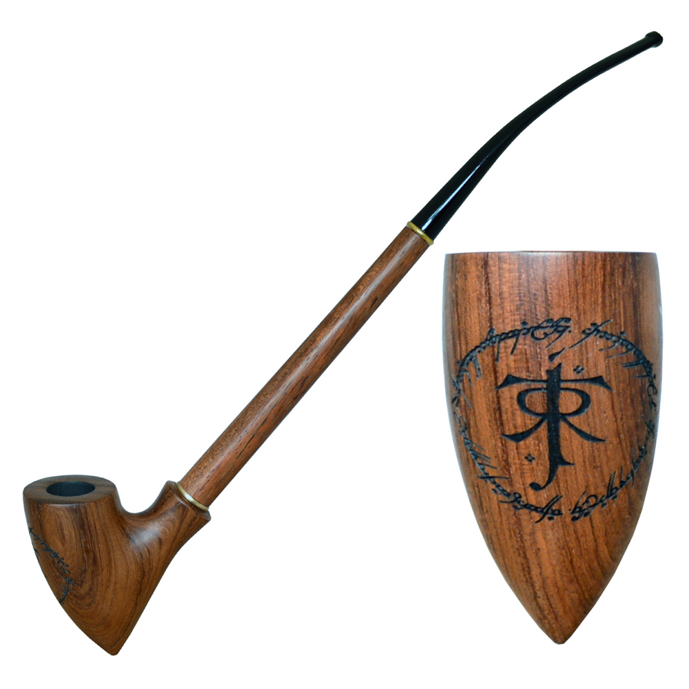 13.2'' Long Tobacco Pipe Tolkien's symbol - (33cm) for 9mm Filter in ...
